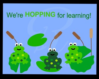 Frog Bulletin Board - Etsy