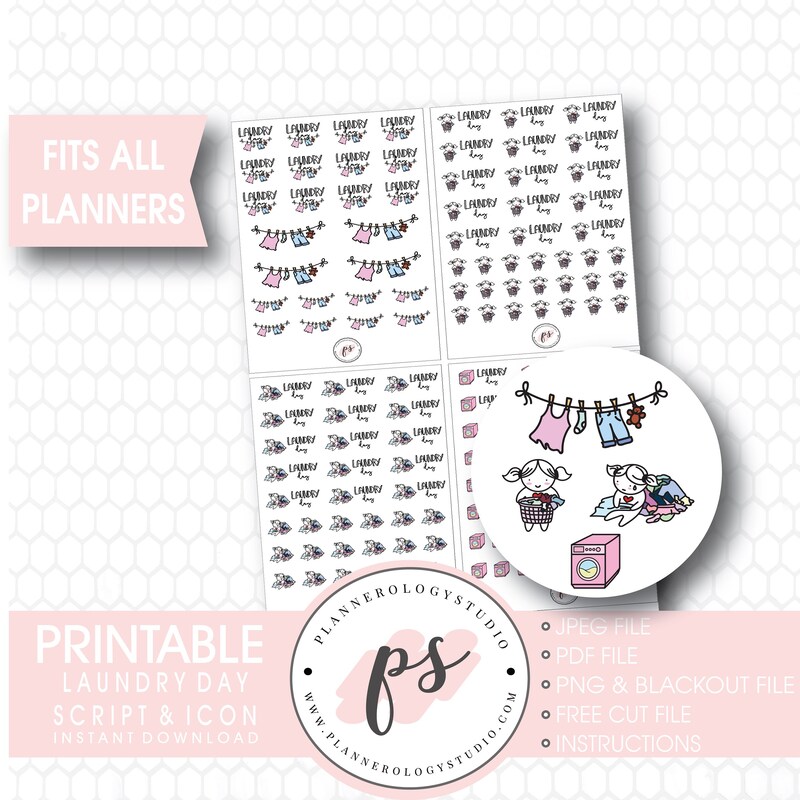 Laundry Sticker - Etsy