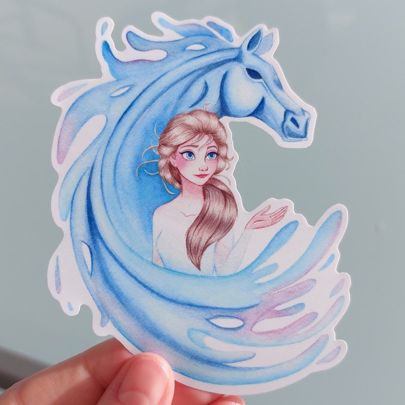Elsa Stickers - Etsy
