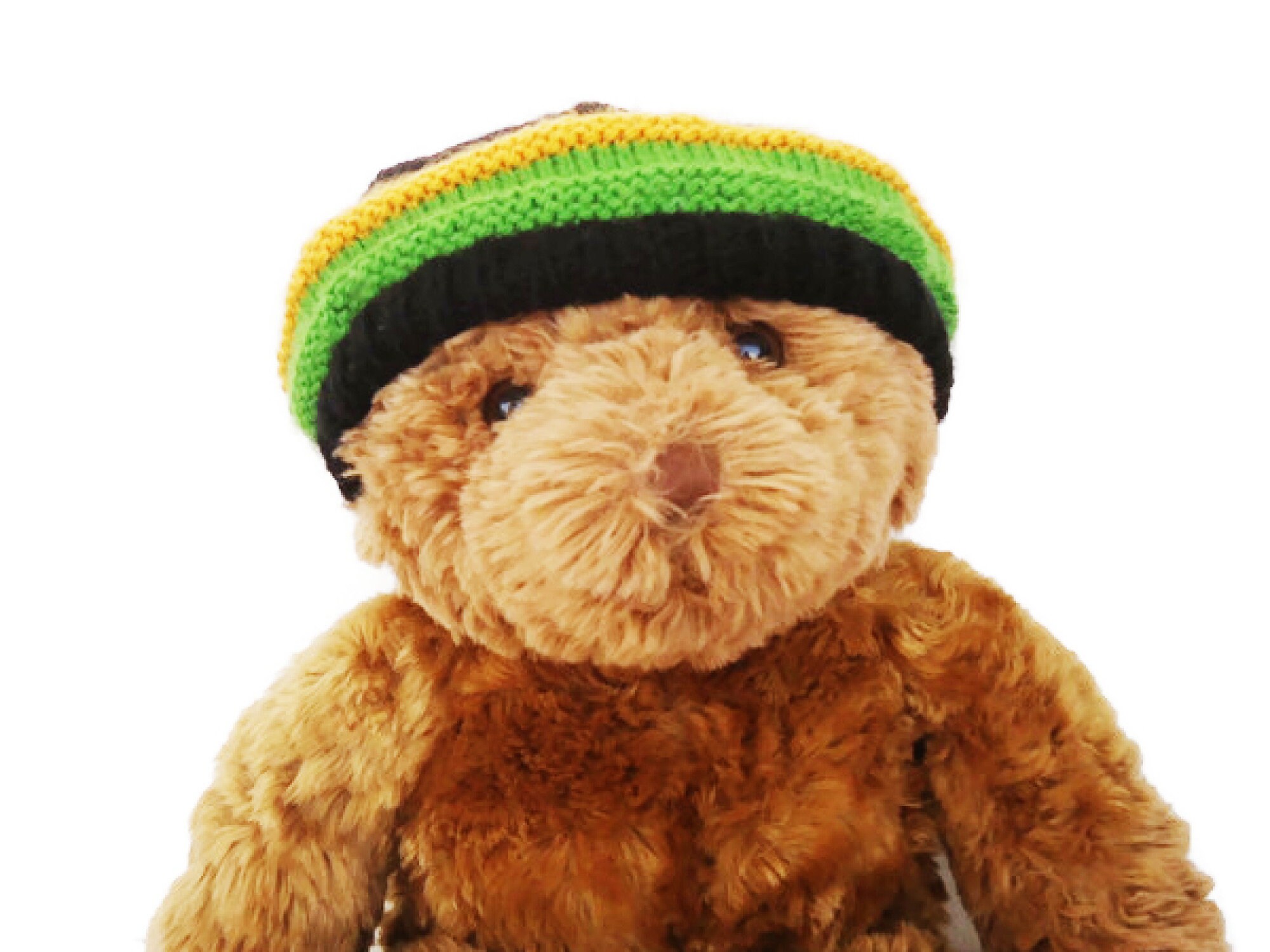 Stripe Hat for Soft Animal Hand Knitted Slouchy Beanie Teddy - Etsy