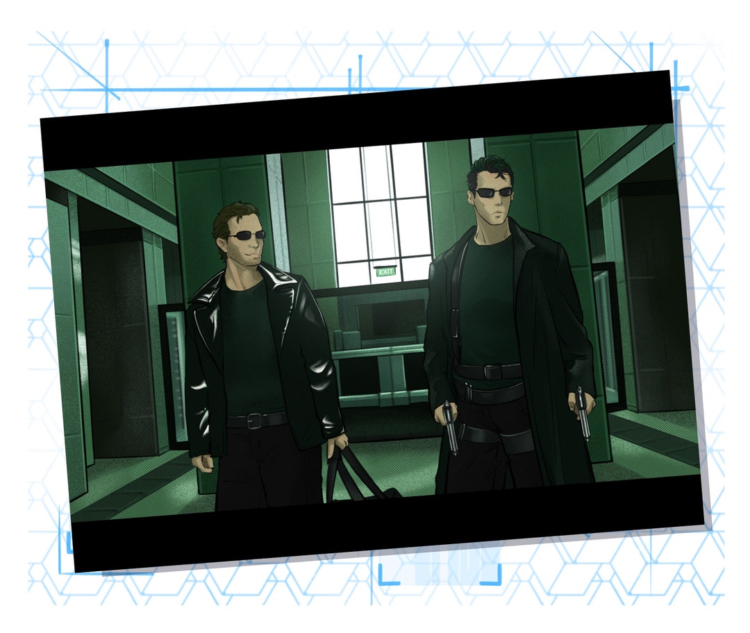 Reed900 matrix, Detroid Become Human, Postcard - Etsy