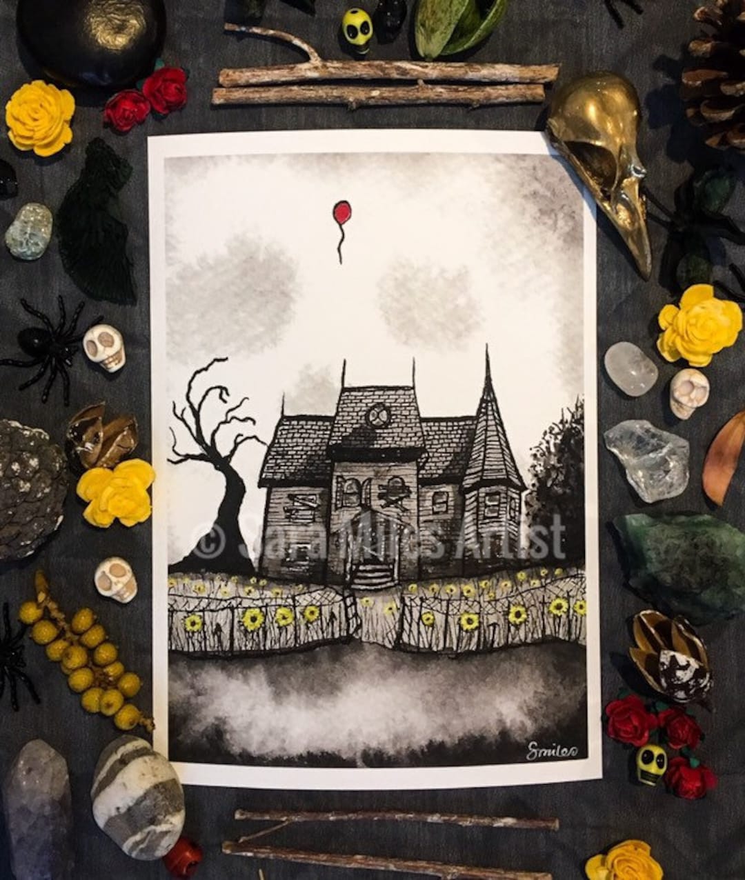 29 Neibolt Street Giclée Print: Haunted House Art (A5) - Etsy