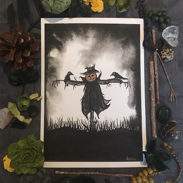 Scarecrow Print - Etsy