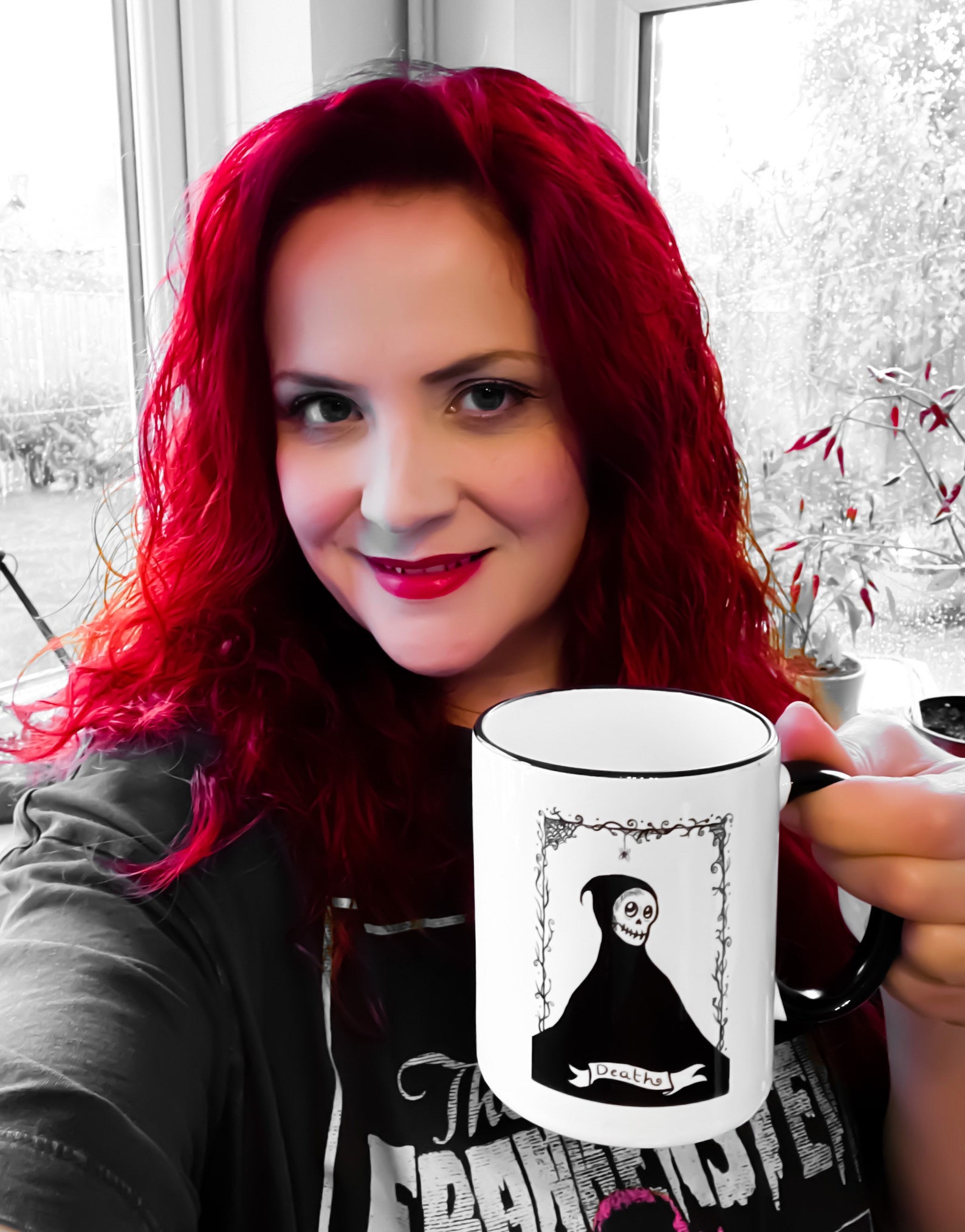 Death Mug, Gothic Mug, Made in the Uk. - Etsy UK