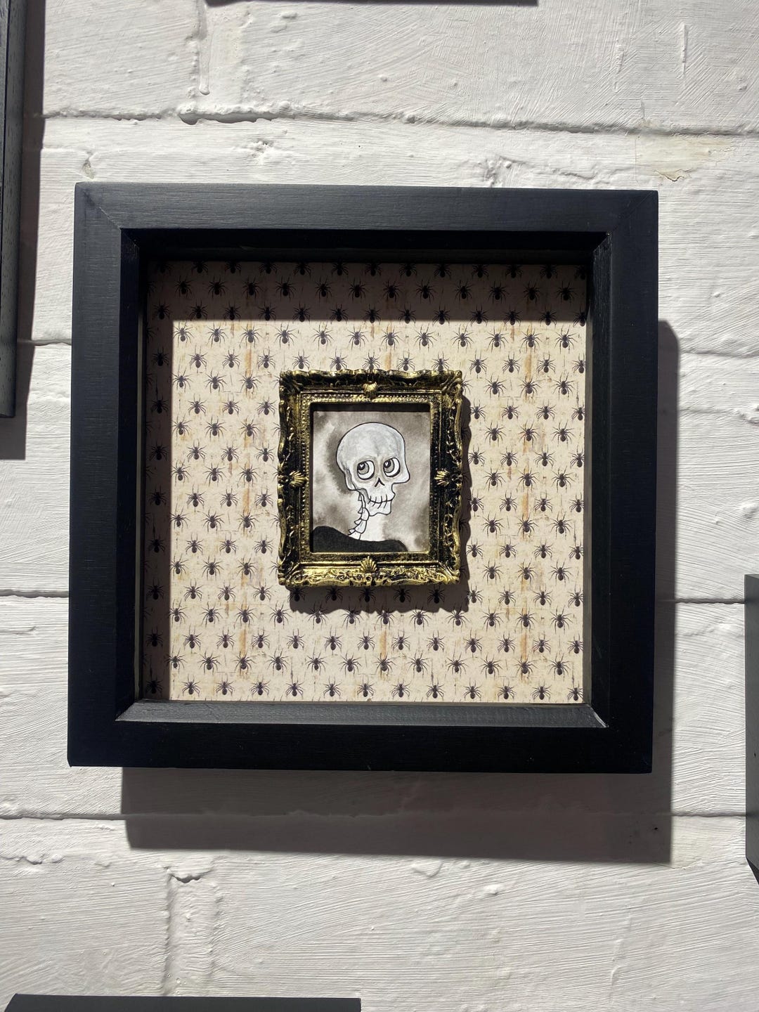 Skeleton Portrait,timothy, Skull Art, Shadow Box, Ooak - Etsy