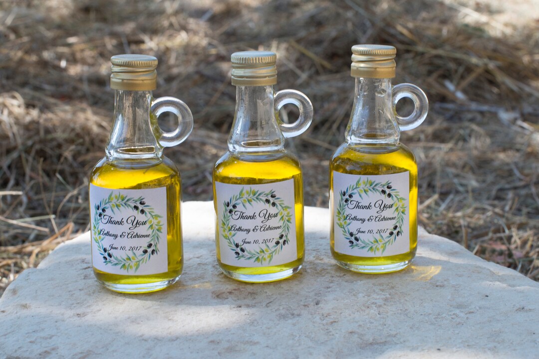 FREE SHIPPING 150 DIY Empty Organic Olive Oil Favors, Diy Party Favors ...