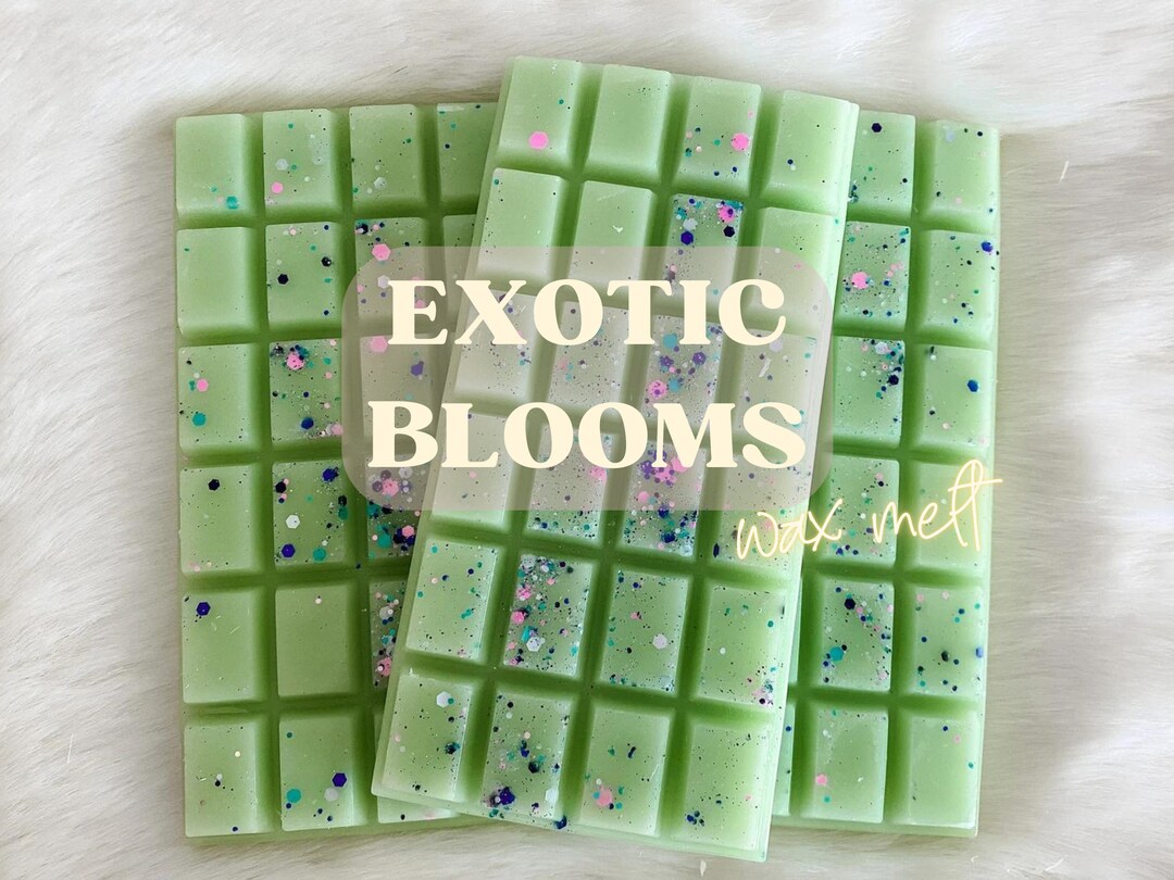 Wax Melt: Exotic Blooms, Highly Scented Wax Melt, Snap Bar, Fresh ...