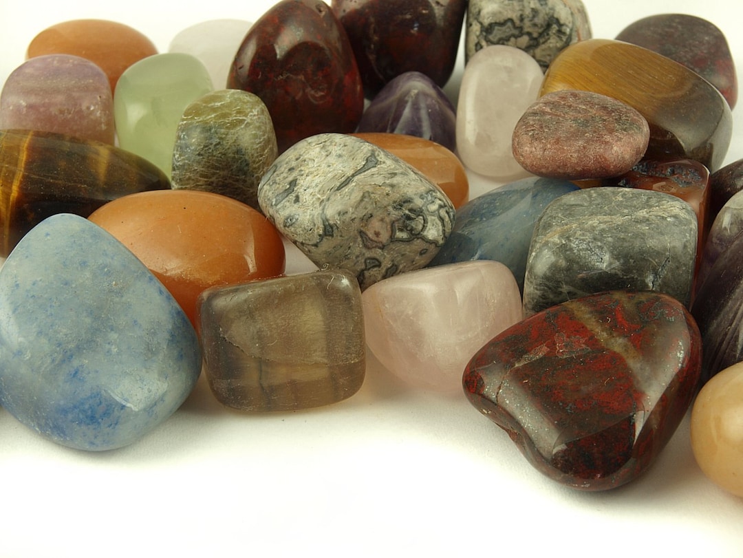 10 Pcs Tumbled Gemstone Nuggets 20~30 X 15~22 X 10~20 Mm - Etsy