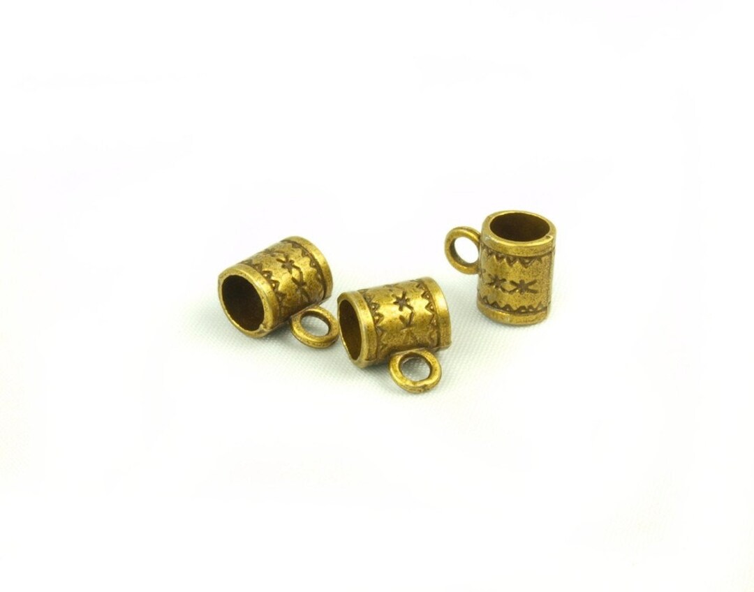 Pendant Loops, 5 Mm Hole, Bronze Vintage - Etsy