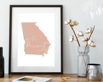 Georgia on My Mind Art - Etsy