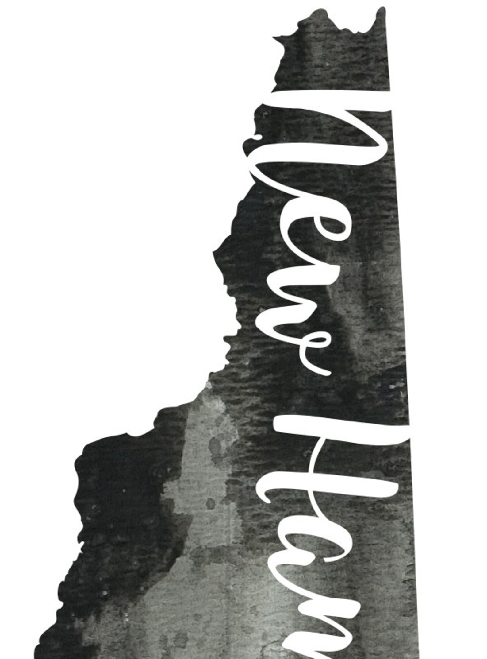 New Hampshire State Outline Watercolor Printable New - Etsy