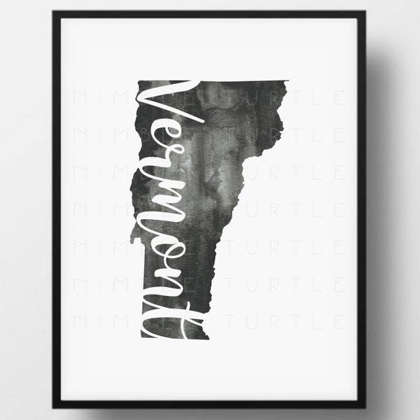 Vermont State Svg - Etsy