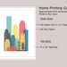 Houston Skyline Printable Download Pastel Primary Colors - Etsy