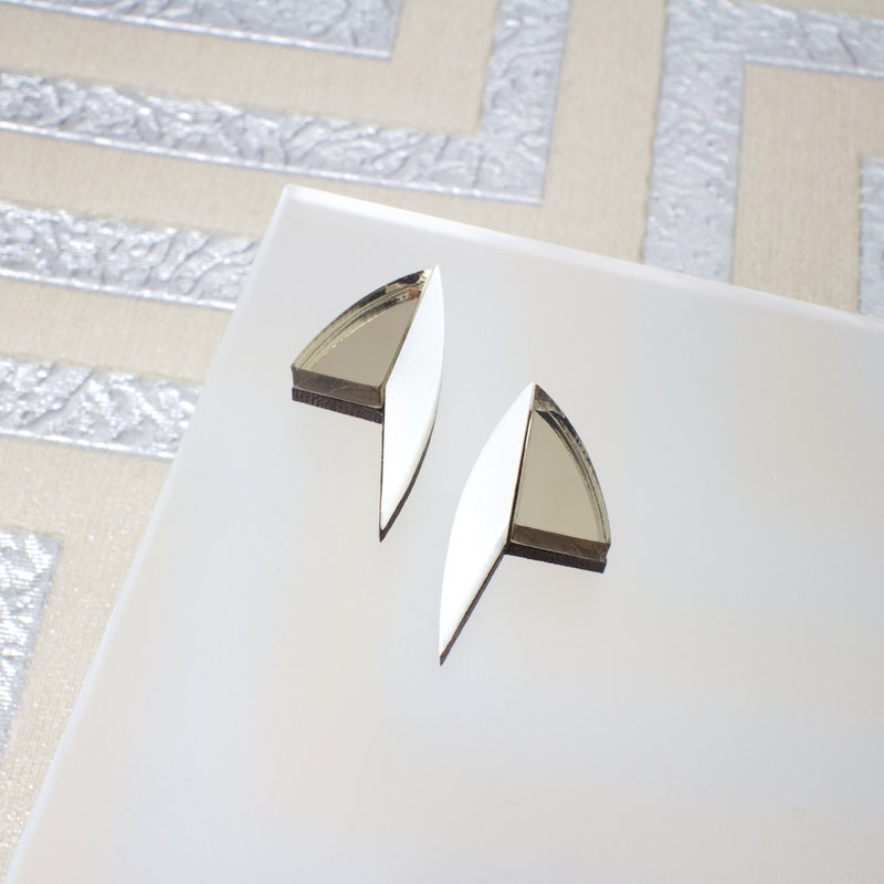 Wood and Plexiglass Jewelry - Etsy UK