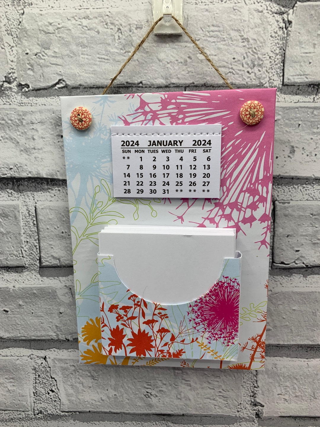 Calendar, Handmade Calendar, 2024 Calendar - Etsy