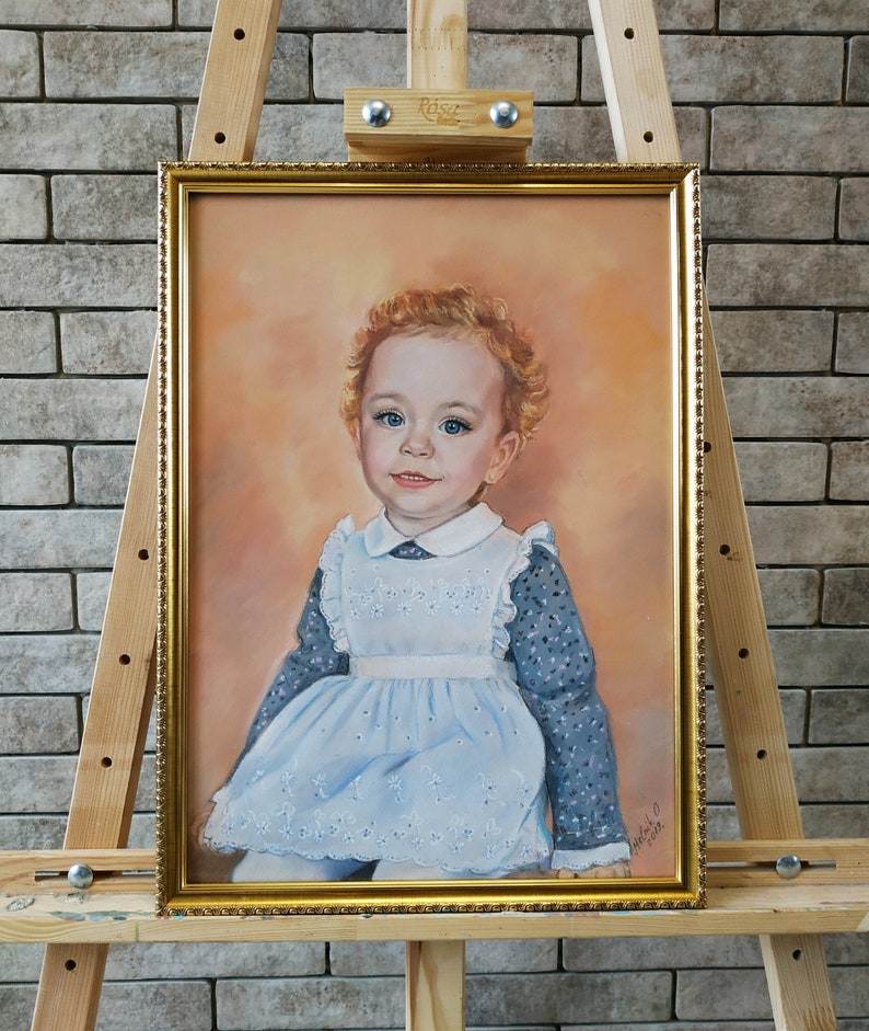 Custom Portrait From Photo Christmas Gifts Portrait Painting - Etsy