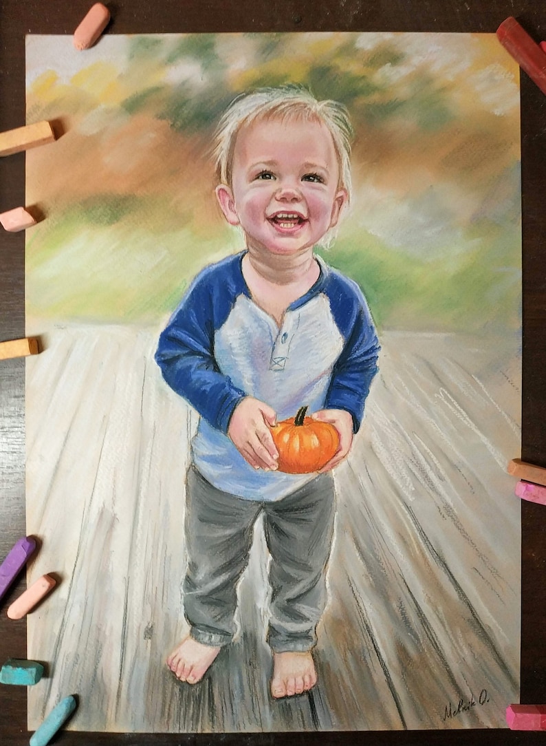 Custom Portrait From Photo Portrait Painting From Photo - Etsy