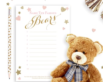Name Famous Bears | Etsy