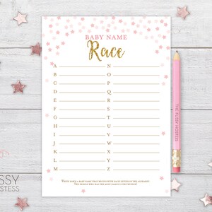 Celebrity Baby Name Game Virtual Printable Baby Shower Game Baby Name ...