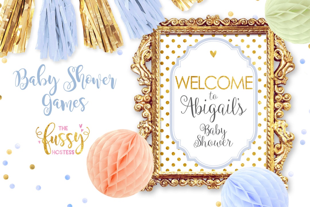 Welcome Baby Shower Sign DIY Printable Baby Shower Download - Etsy