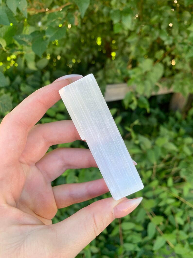 2.53.5 Selenite Charging Wand Qty: 1 | Etsy