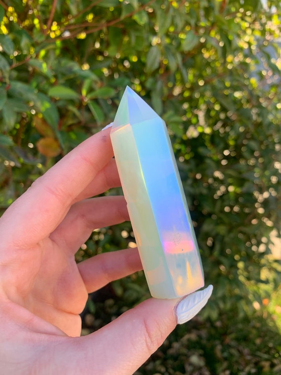 Aura Opalite Opal Crystal Point/tower qty: 1 | Etsy