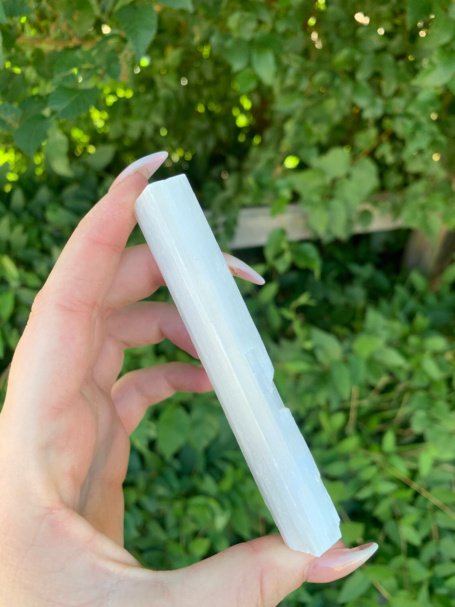 2.53.5 Selenite Charging Wand qty: 1 - Etsy