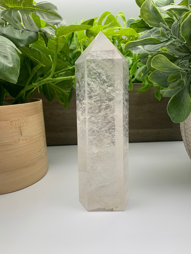 Extra Large Clear Quartz Crystal Point Tower qty: 1 lot 6 - Etsy