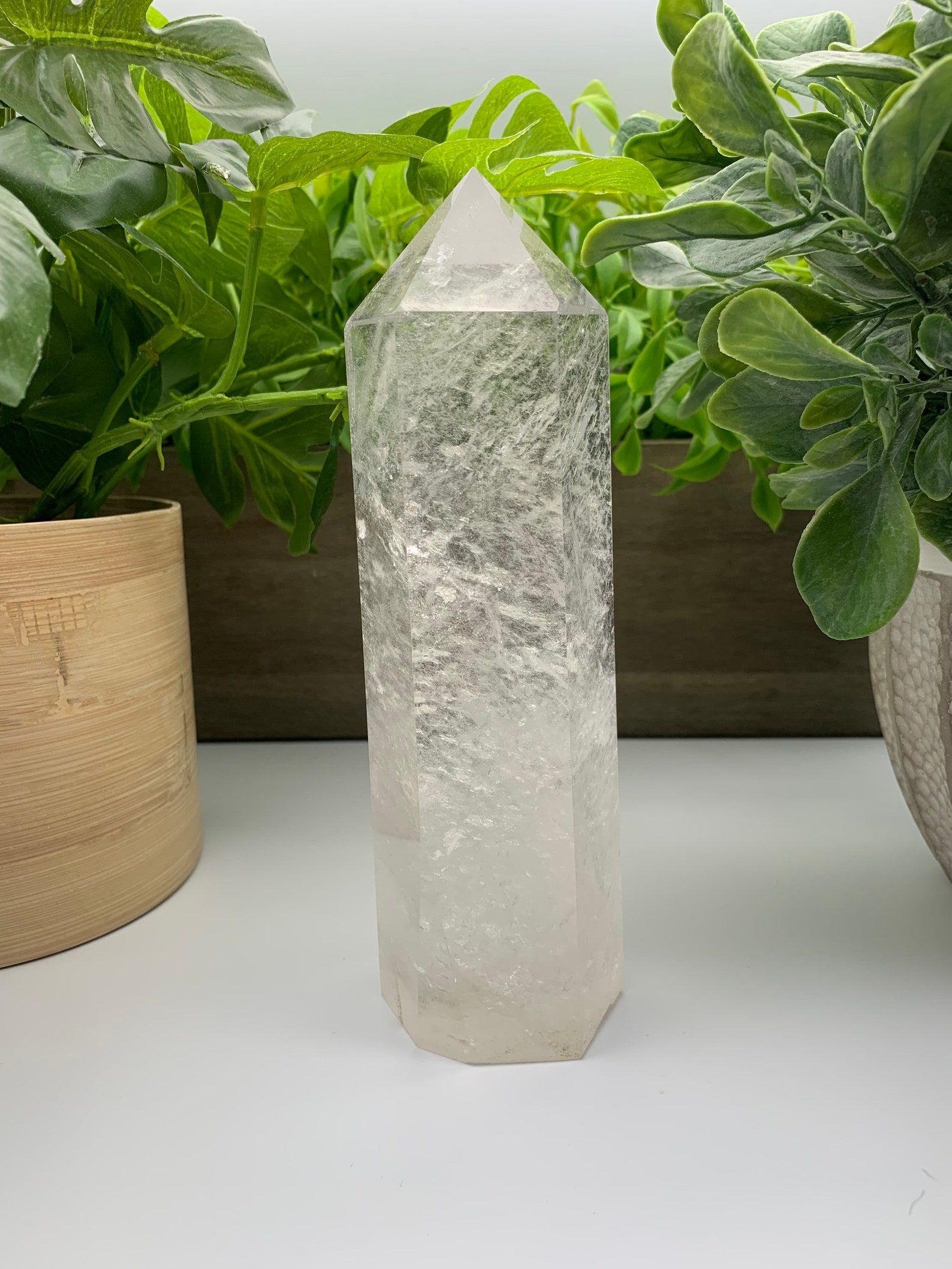 Extra Large Clear Quartz Crystal Point Tower qty: 1 lot 6 - Etsy