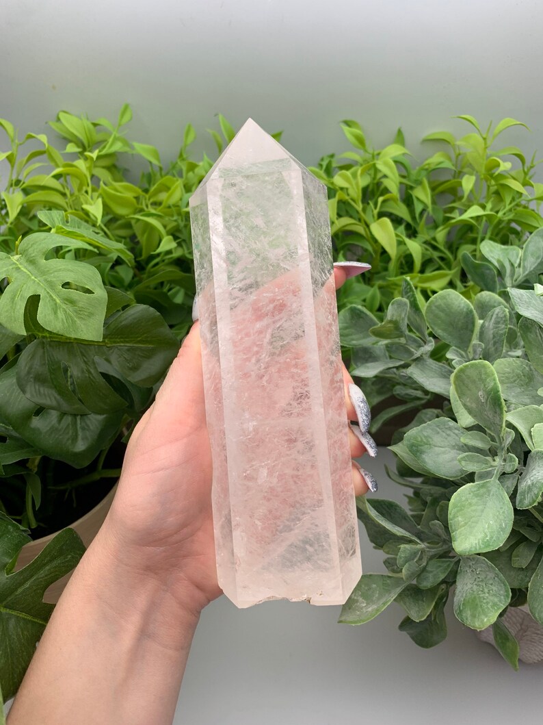 Extra Large Clear Quartz Crystal Point Tower qty: 1 lot 6 - Etsy