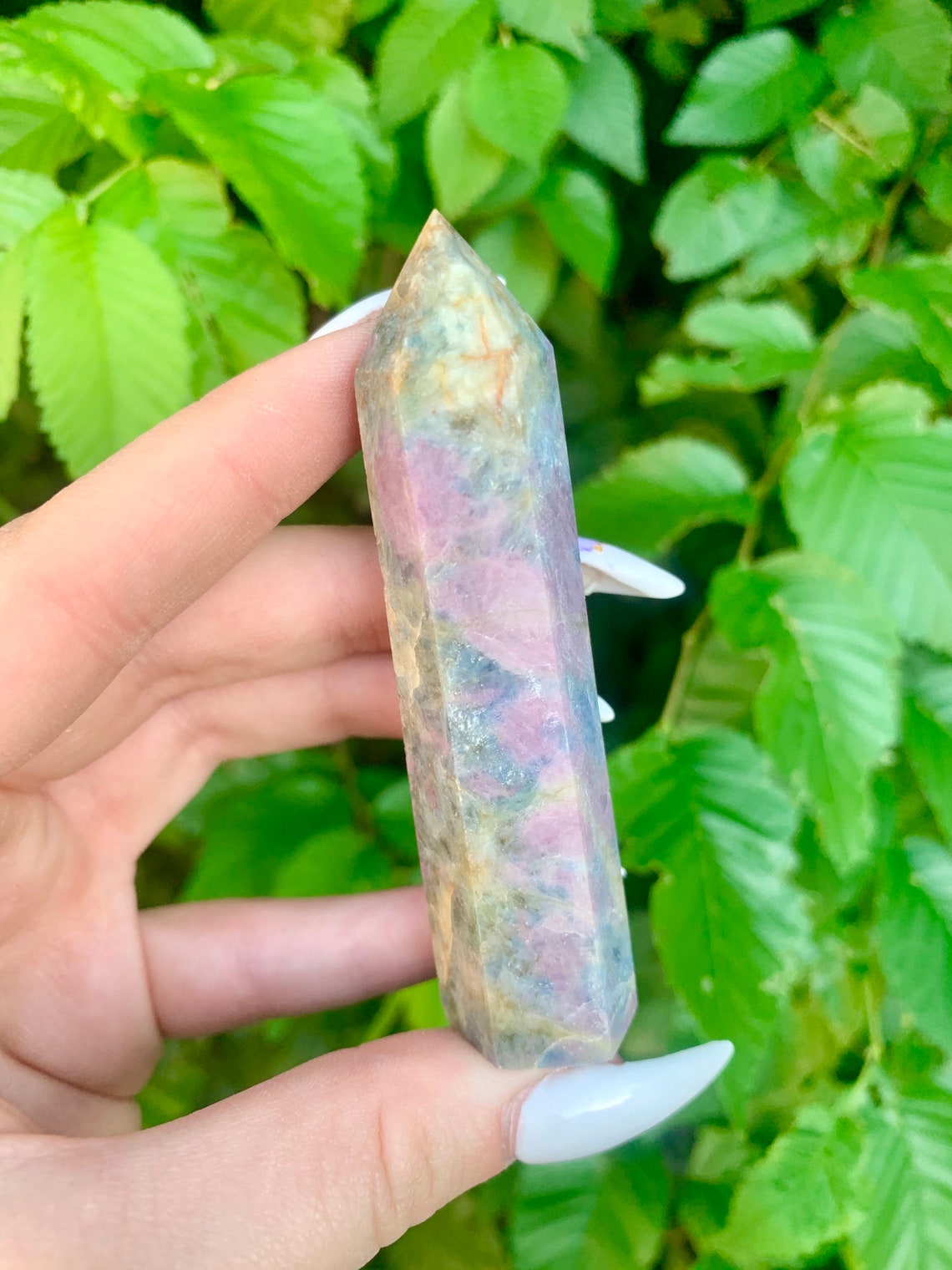 Ruby in Kyanite Crystal Point Tower Obelisk Qty: 1 Lot 5 | Etsy