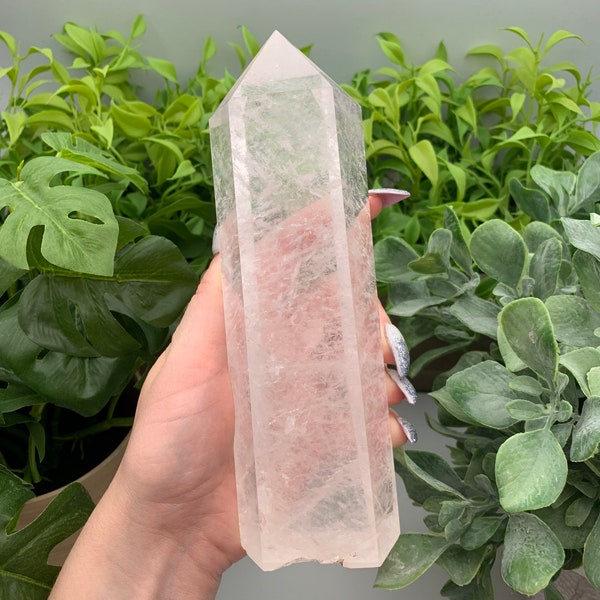 Large Clear Quartz Tower - Etsy