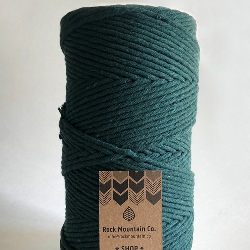 3mm Single Strand Cotton Macrame Cord / Bulk Fiber Art String - Etsy