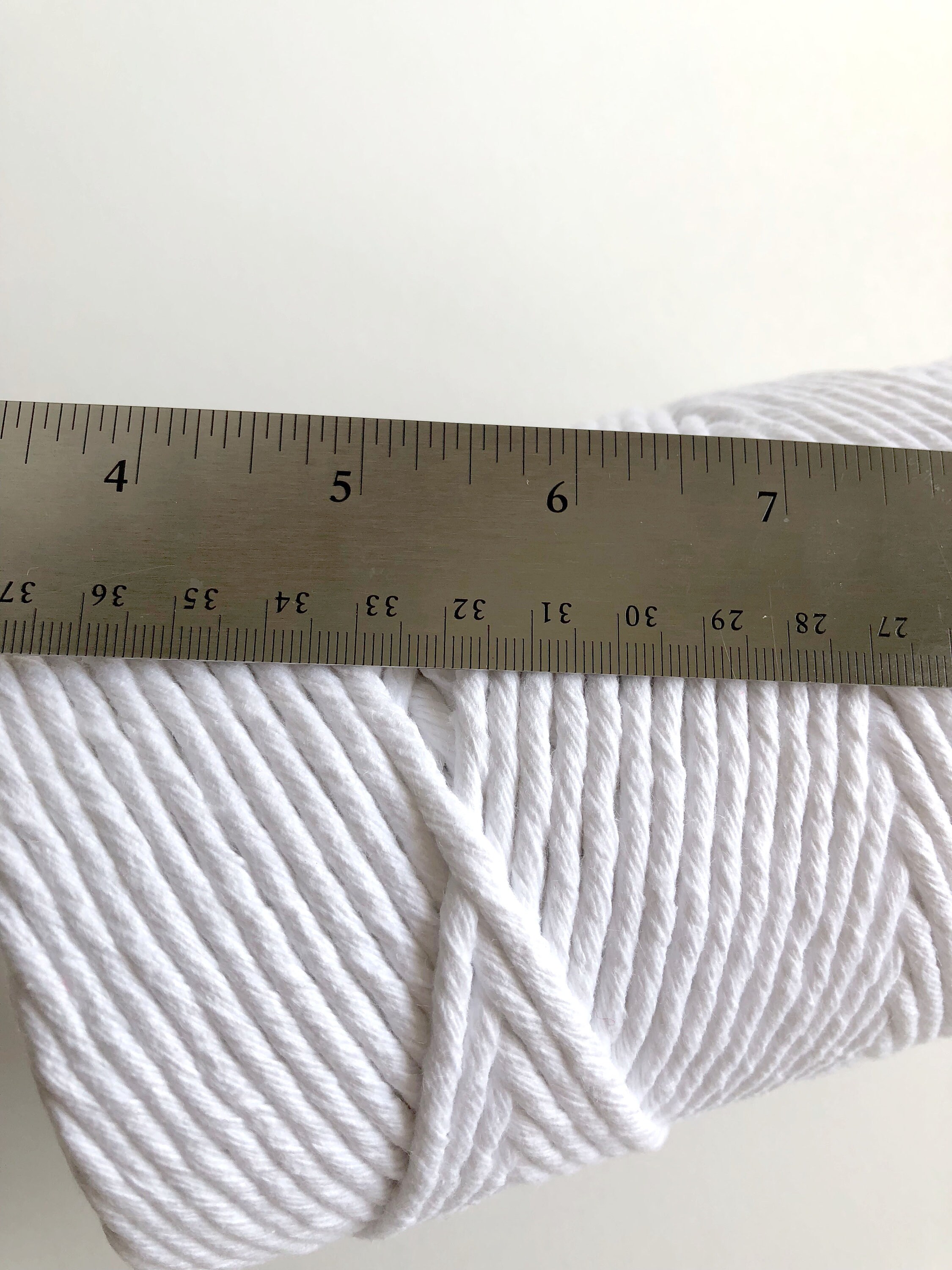 4mm Single Strand Cotton Macrame String Coconut White | Etsy