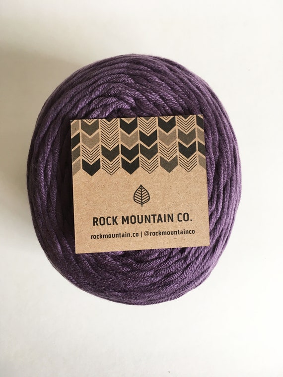 3mm Plum Purple Macrame Cord / Soft Knotting String / 100% - Etsy