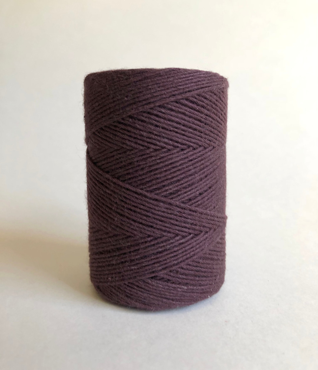 1mm Single Strand Cotton Macrame String - Chocolate Brown Craft Cord ...