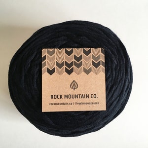 3mm Black Macrame Cord / Soft Knotting String / 100% Cotton Craft Rope ...
