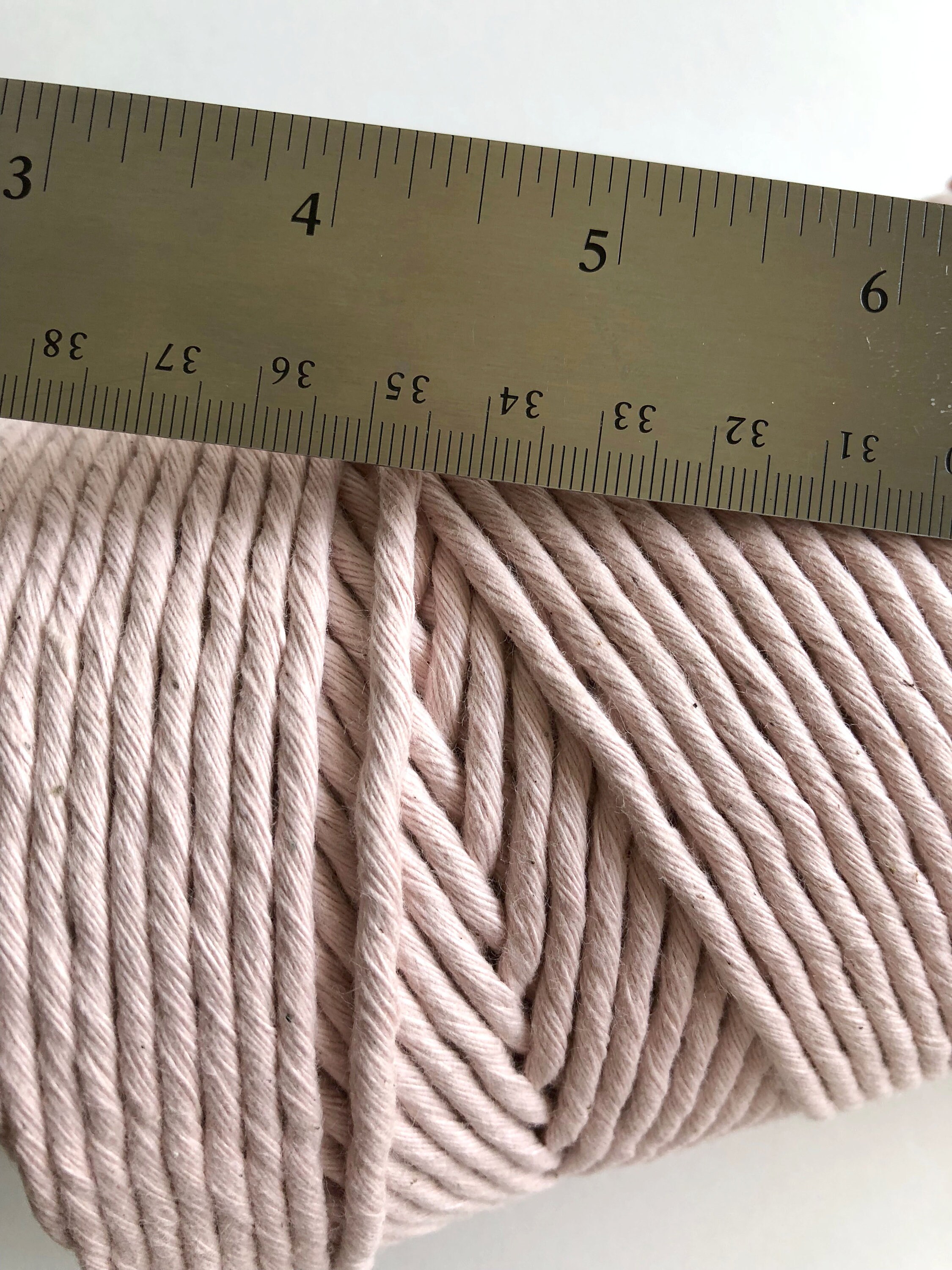 4mm Single Strand Cotton Macrame String Cotton Candy Pink | Etsy