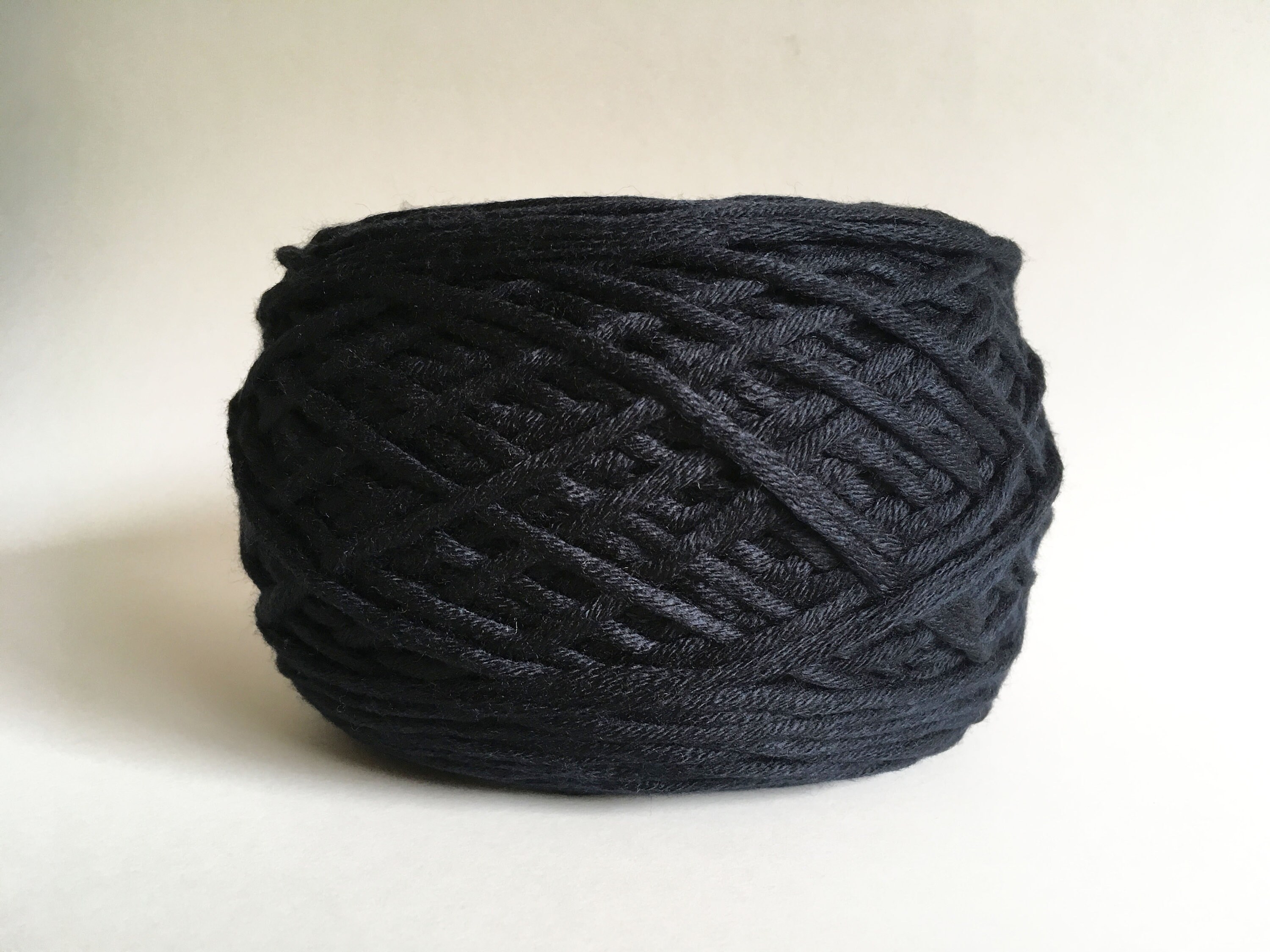 3mm Black Macrame Cord / Soft Knotting String / 100% Cotton | Etsy
