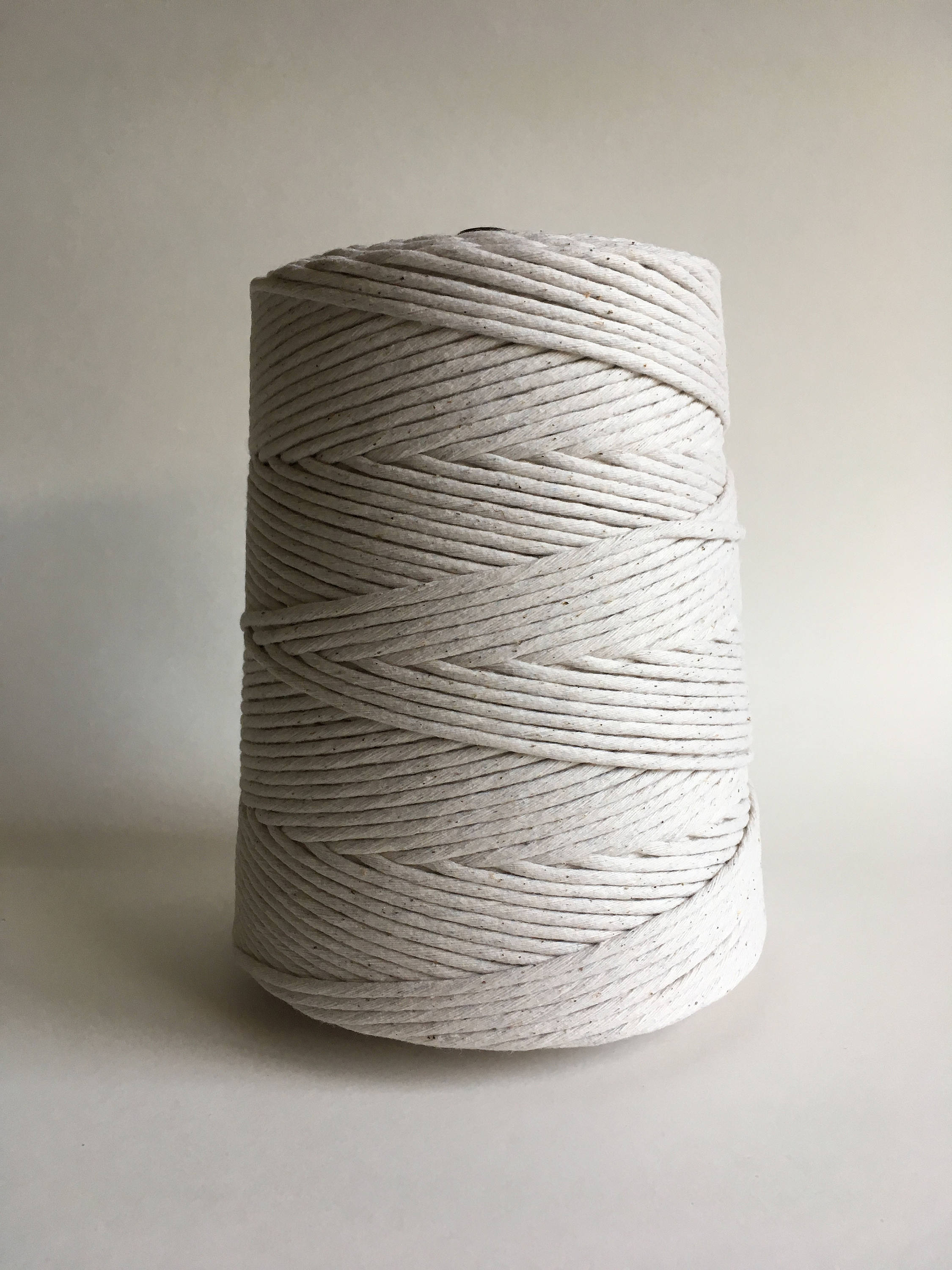 4mm Single Strand Cotton Macrame Cord / Bulk Fiber Art String | Etsy