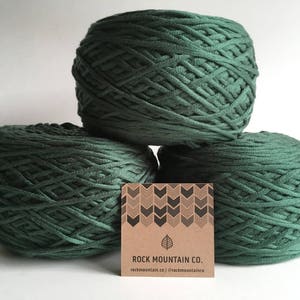 3mm Emerald Green Macrame Cord / Soft Knotting String / 100% Cotton ...