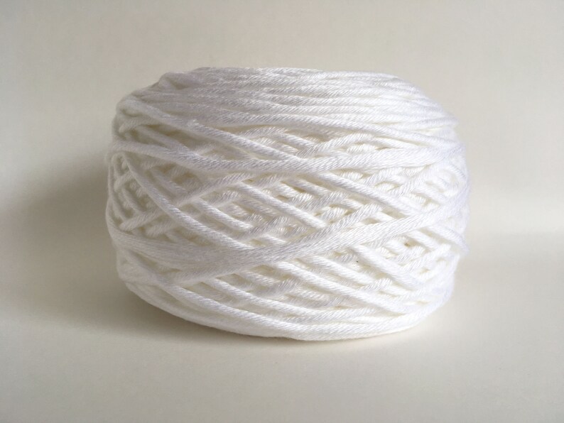 3mm White Macrame Cord / Soft Knotting String / 100% Cotton | Etsy