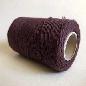 1mm Single Strand Cotton Macrame String - Chocolate Brown Craft Cord ...