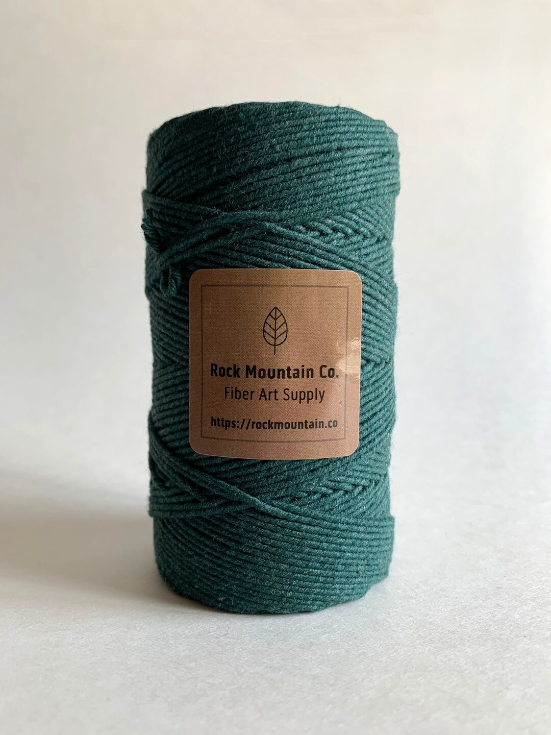 2mm 2 Strand Cotton Macrame String - Forest Green Craft Cord, AZO Free ...