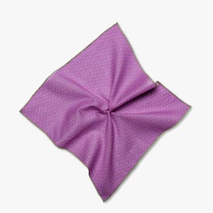 Purple Pocket Square, Suit Accessories, Linen Handkerchief, Husband ...