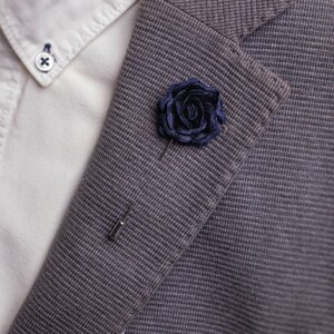 Gold Lapel Pin, Rose Flower Pin, Wedding Men Accessories, Golden ...