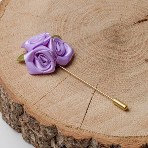 Rose Flower Lapel Pin, Groomsmen Proposal, Accessories for Them, Pink ...