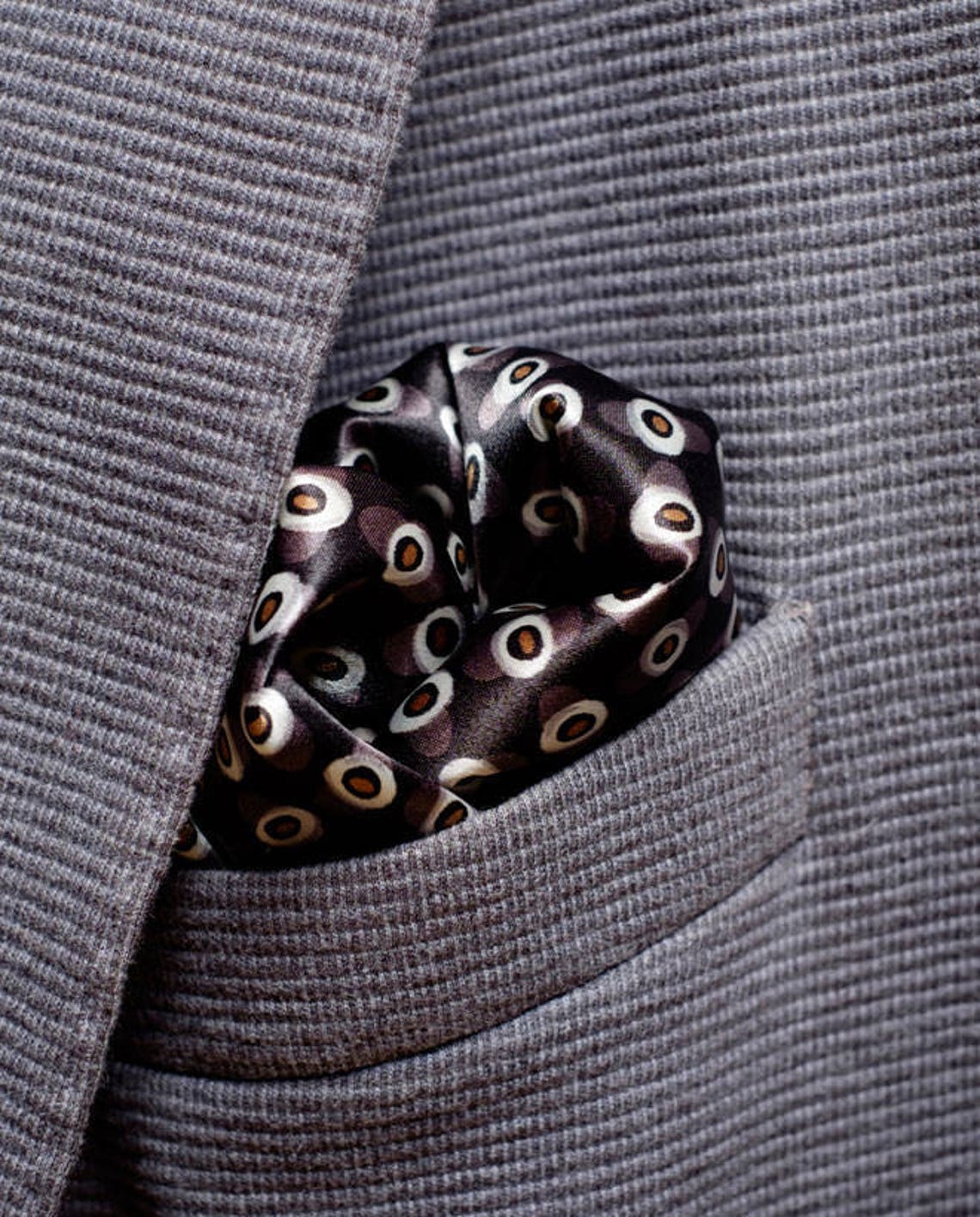 Personalized Handkerchief Mens Pocket Square Black Pocket - Etsy