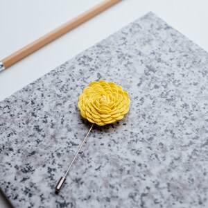 Swirl Lapel Pins in Many Colors Available - Flower Lapel Pins for Men ...