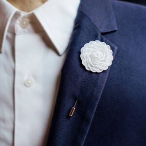 Swirl Lapel Pins in Many Colors Available - Flower Lapel Pins for Men ...